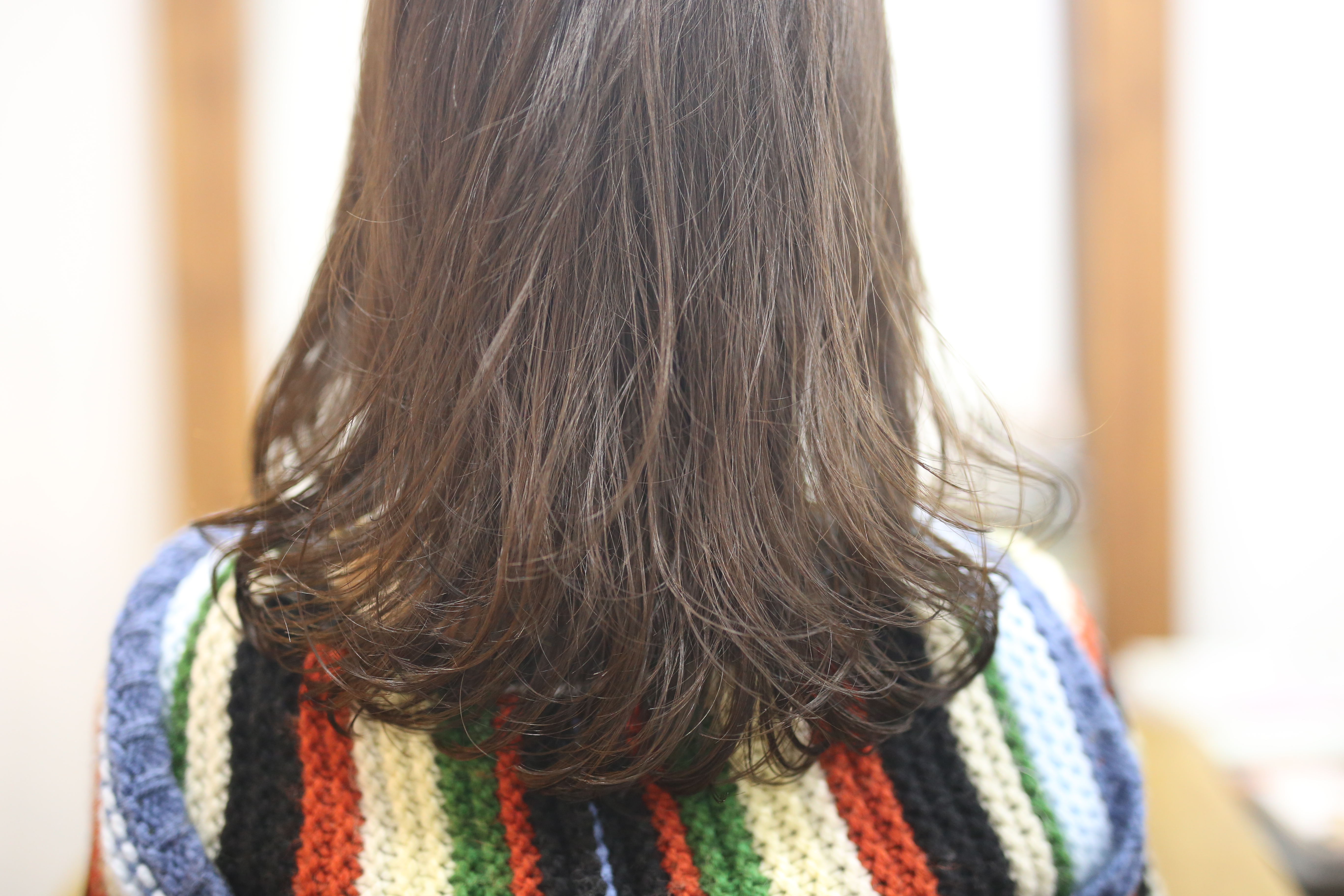 デジタルパーマでワンカール→柔らかな質感 | 北千住の美容室・ヘアサロン | pejite（ペジテ）